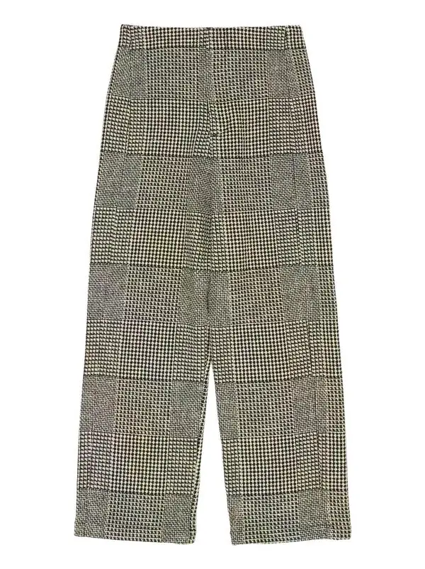Bimba Y Lola Checked Trousers - Black