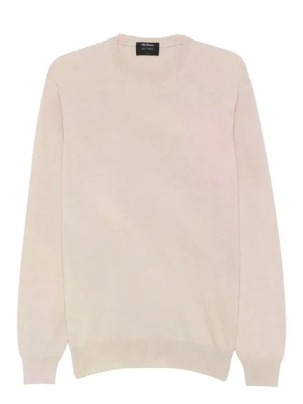 DELL'OGLIO Crewneck Sweater - Neutrals