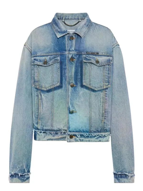 MAISON MARGIELA Patch-pockets Denim Jacket - Blue