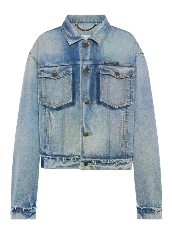 MAISON MARGIELA Patch-pockets Denim Jacket - Blue