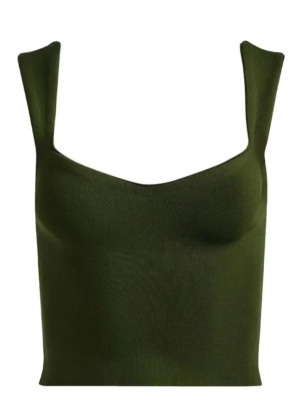 Alice + Olivia Edin Tank Top - Green