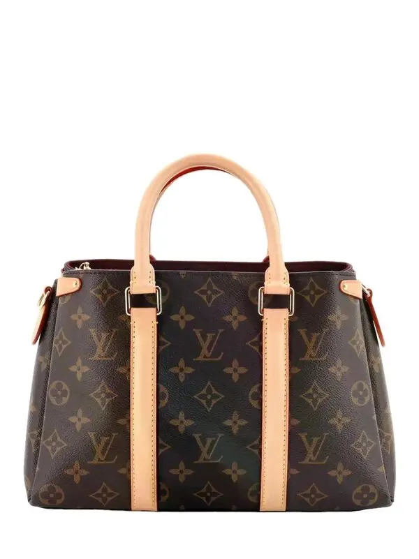 LOUIS VUITTON Soufflot Bb Satchel Monogram Canvas - Brown
