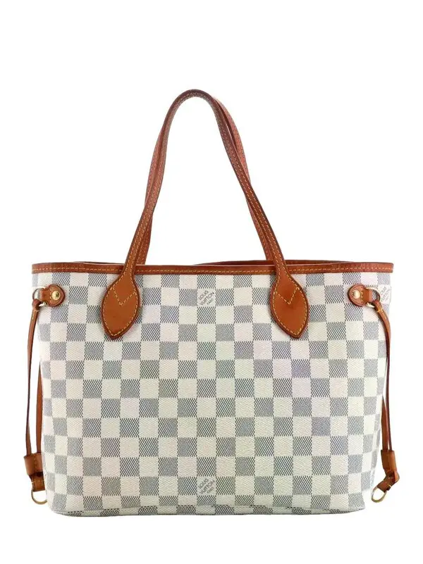 LOUIS VUITTON Damier Pm Tote Bag - White