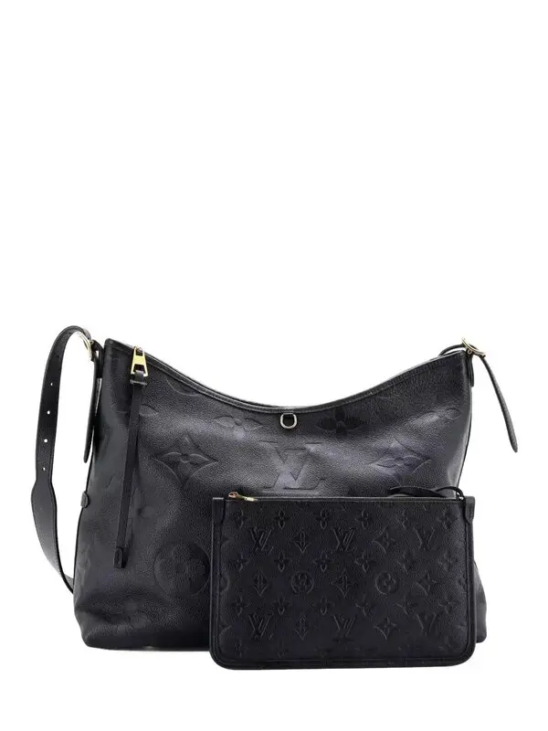 LOUIS VUITTON Carryall Monogram Empreinte Giant Mm Hobo Bag - Black
