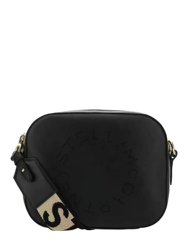 Stella McCartney Logo-strap Cross Body Bag - Black