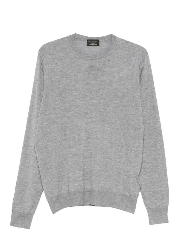 DELL'OGLIO Crew Neck Sweater - Grey
