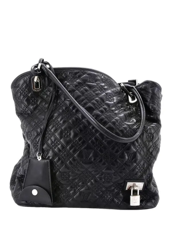 LOUIS VUITTON Antheia Lilia Gm Tote Bag - Black