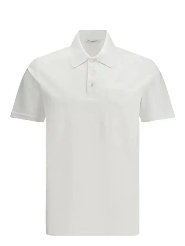 Givenchy Short Sleeve Pocket Polo Shirt - White