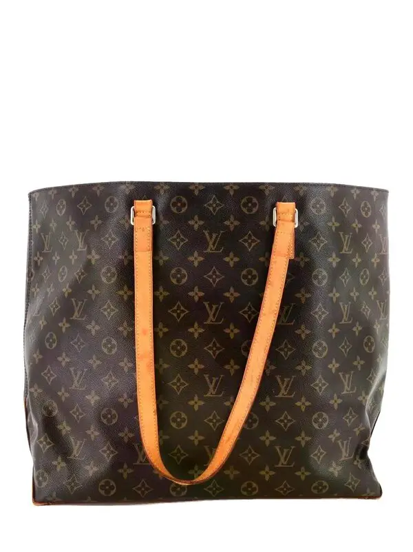 LOUIS VUITTON Cabas Alto Monogram Canvas Tote Bag - Brown