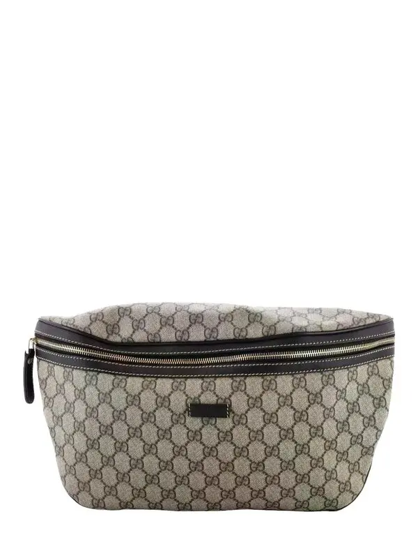 Gucci Gg Coated Canvas Large Belt Bag - Neutrals