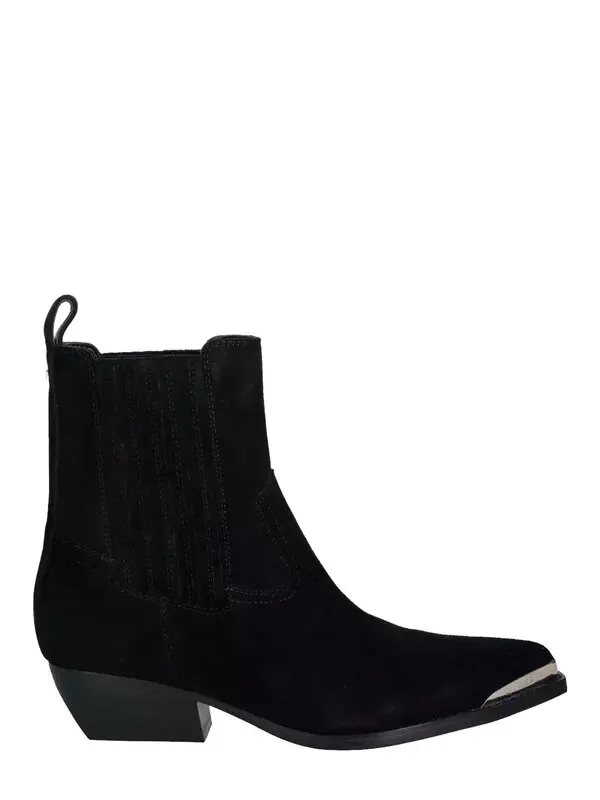 Guess 35mm Metal Toe Boots - Black