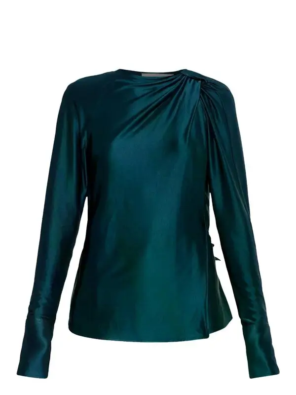 Victoria Beckham Long-sleeve Blouse - Blue
