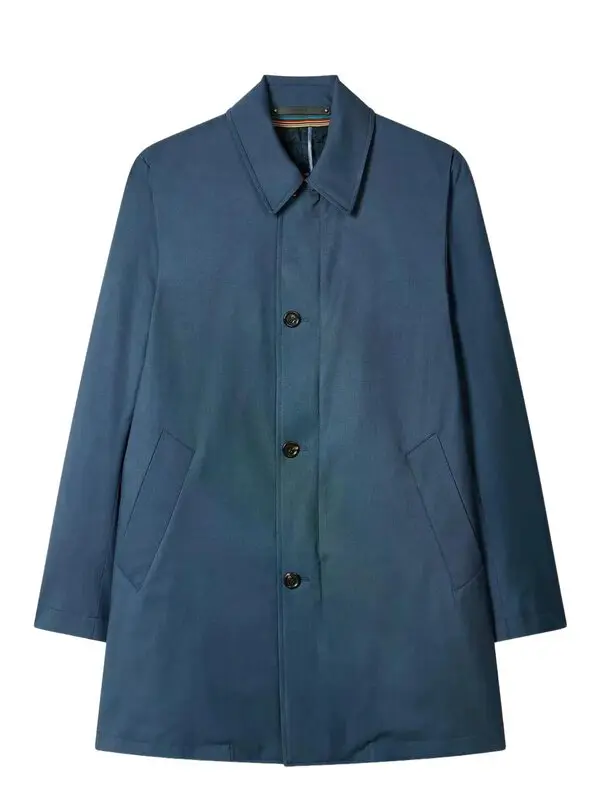 Paul Smith Single-breasted Buttoned Coat - Blue