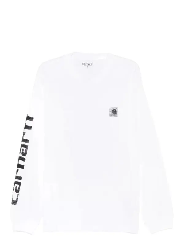 Carhartt Work In Progress Archive Script T-shirt - White