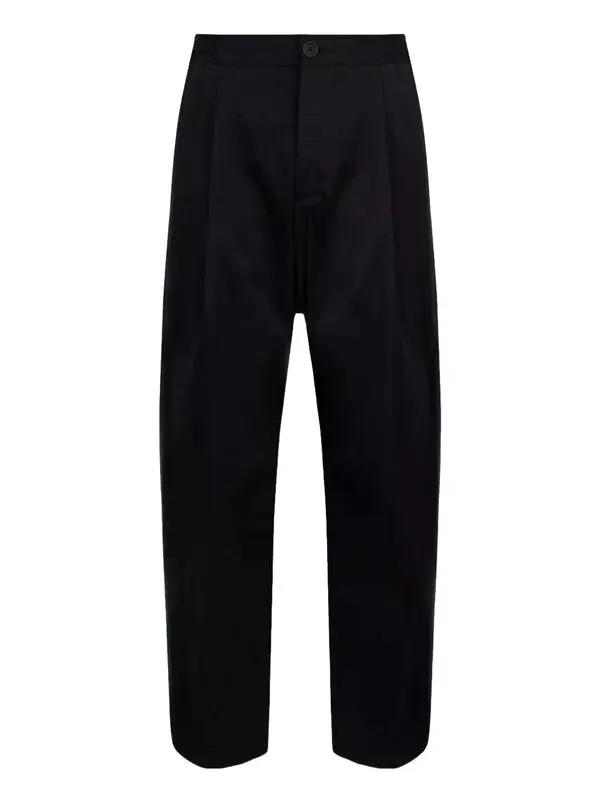 Herno Pleated Trousers - Black