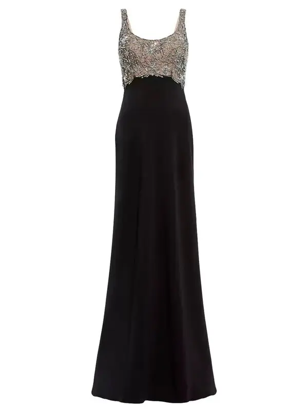 Jenny Packham Reverie Embellished Maxi Dress - Black