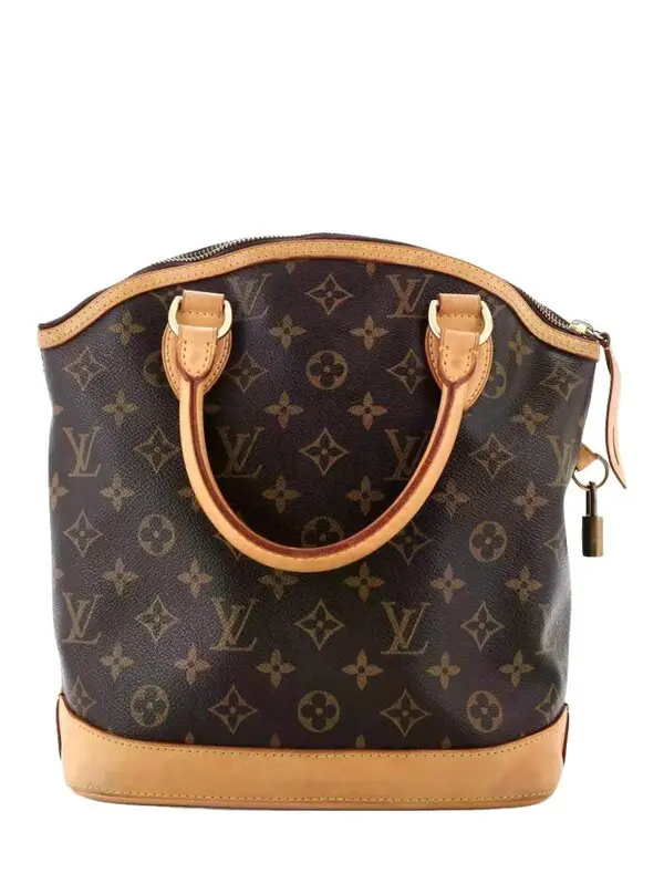 LOUIS VUITTON Lockit Pm Monogram Satchel - Brown