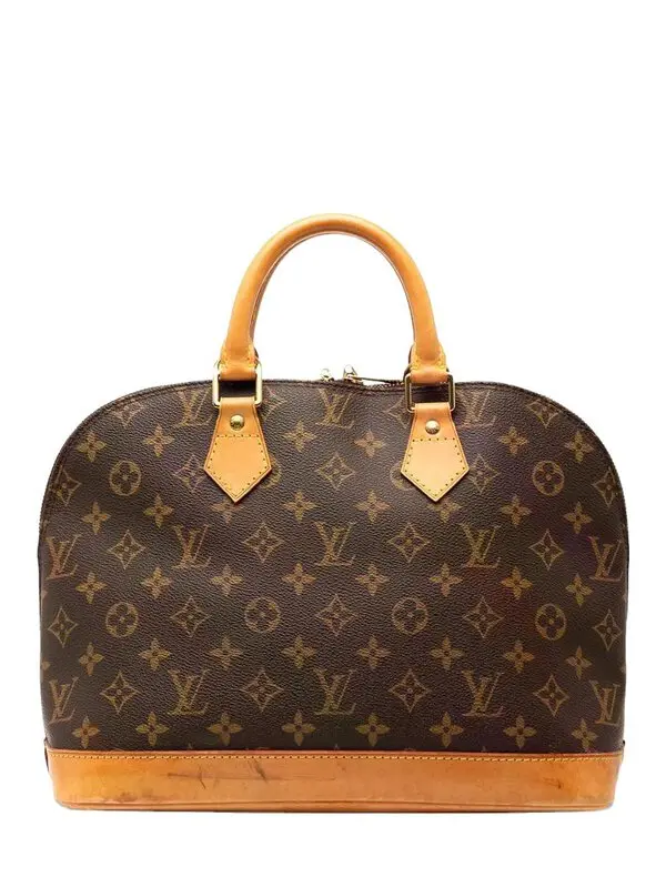 LOUIS VUITTON 1999 Monogram Alma Pm Handbag - Brown