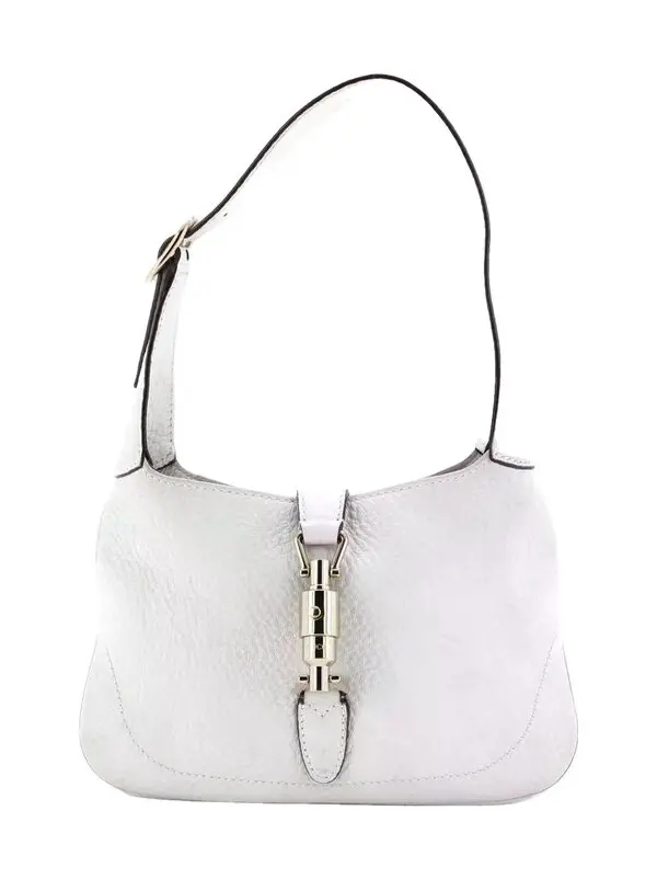 Gucci Jackie Leather Small Hobo Bag - White