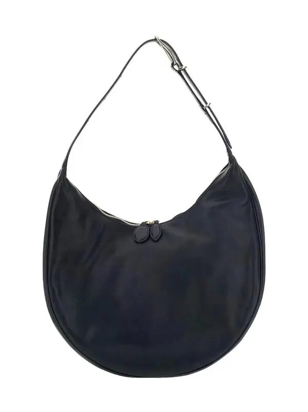 LIFFNER Leather Shoulder Bag - Black
