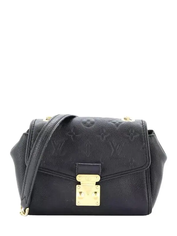 LOUIS VUITTON Saint Germain Bb Crossbody Bag Monogram Empreinte Leather - Black