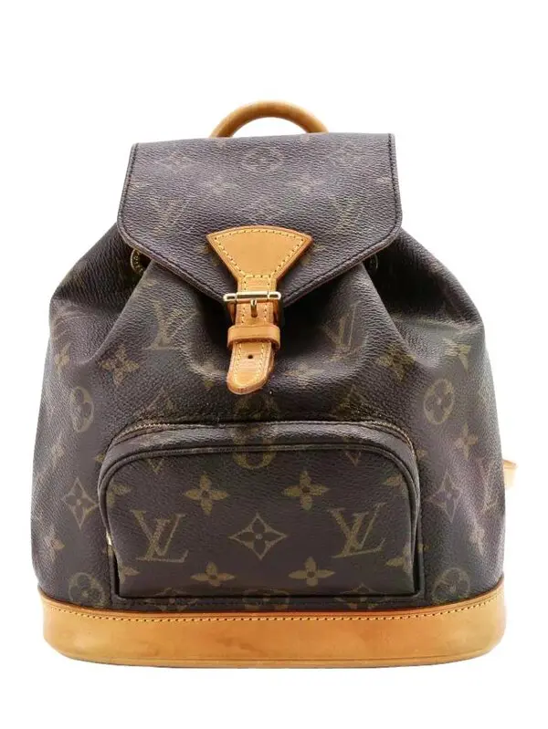LOUIS VUITTON Montsouris Monogram Canvas Pm Backpack - Brown