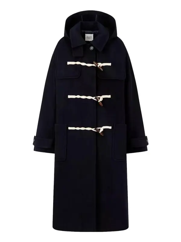 STUDIO TOMBOY Hooded Duffle Coat - Blue