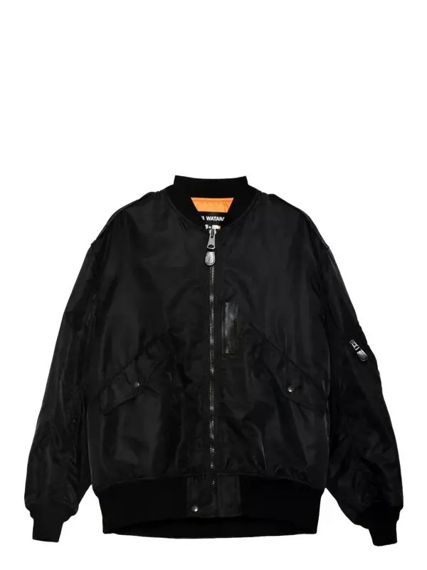 Junya Watanabe Fur-trimmed Ma-1 Jacket - Black
