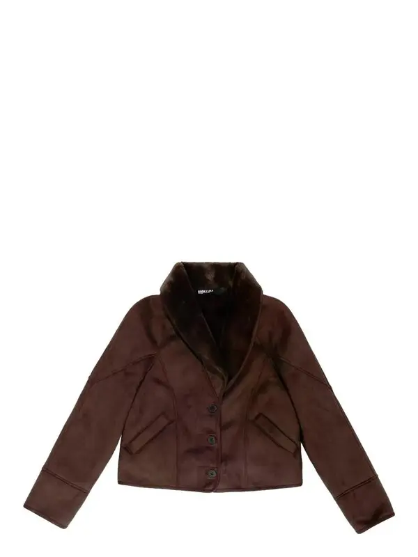 Bimba Y Lola Buttoned Jacket - Brown