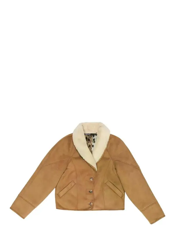 Bimba Y Lola Buttoned Jacket - Brown