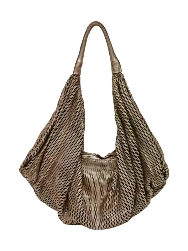 SOMMET Woven Shoulder Bag - Neutrals