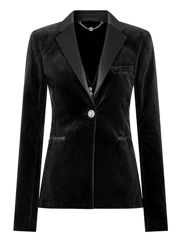 Rabanne Jewel-button Blazer - Black