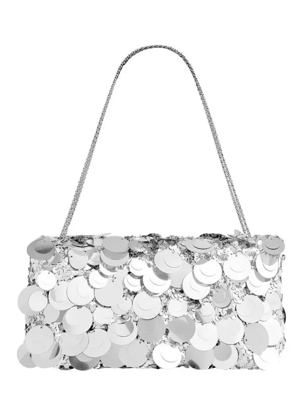 Rabanne Sequin Shoulder Bag - Silver