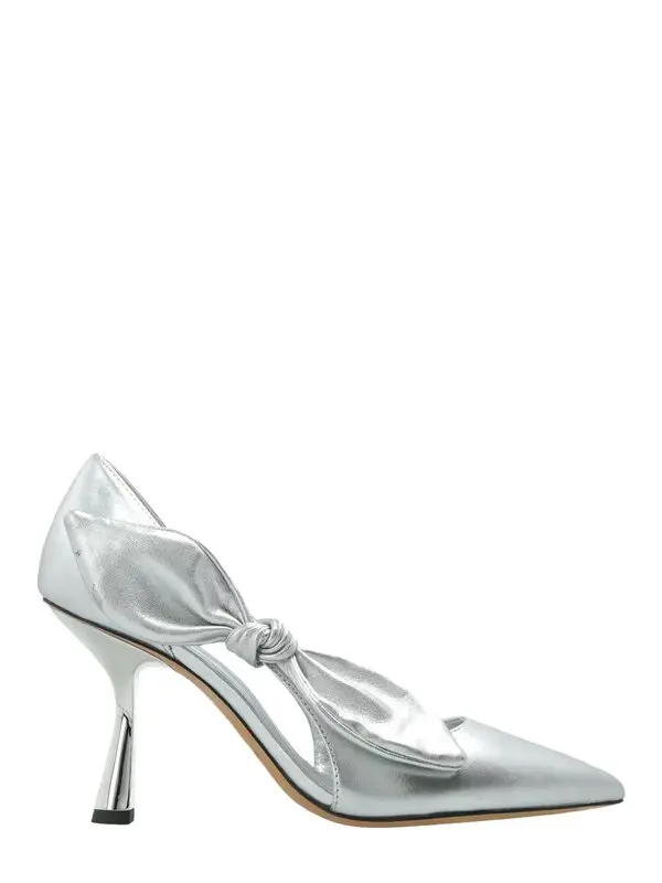 Kate Spade New York 89mm Bunnie Bow-detailed Pumps - Silver