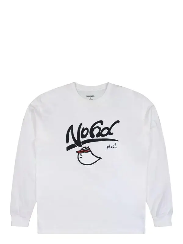 NEIGHBORHOOD Graphic-printed Long-sleeved T-shirt - White