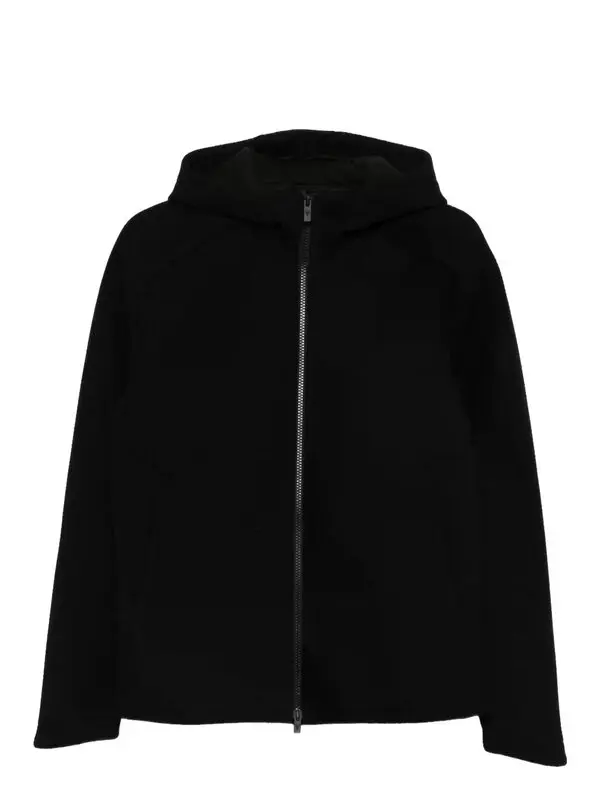 MACRON Hooded Zip Jacket - Black