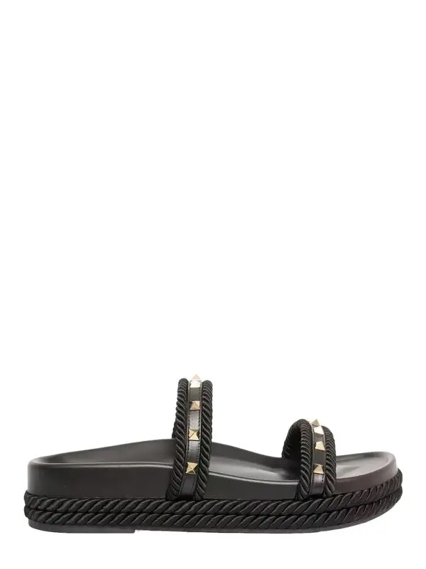 Valentino Garavani Rockstud Slides - 0no