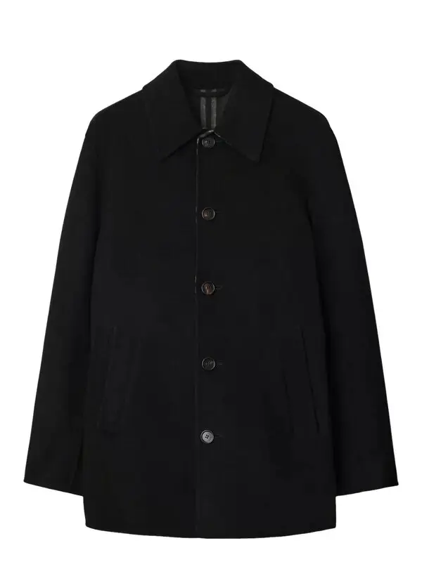 Burberry Wool Car Coat - Black