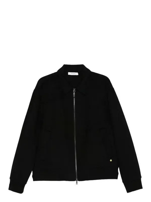 GREYED Zip-up Jacket - Black