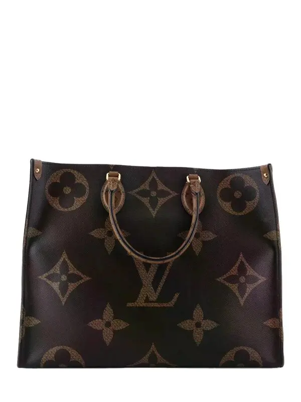 LOUIS VUITTON Onthego Reverse Monogram Giant Gm Tote Bag - Brown