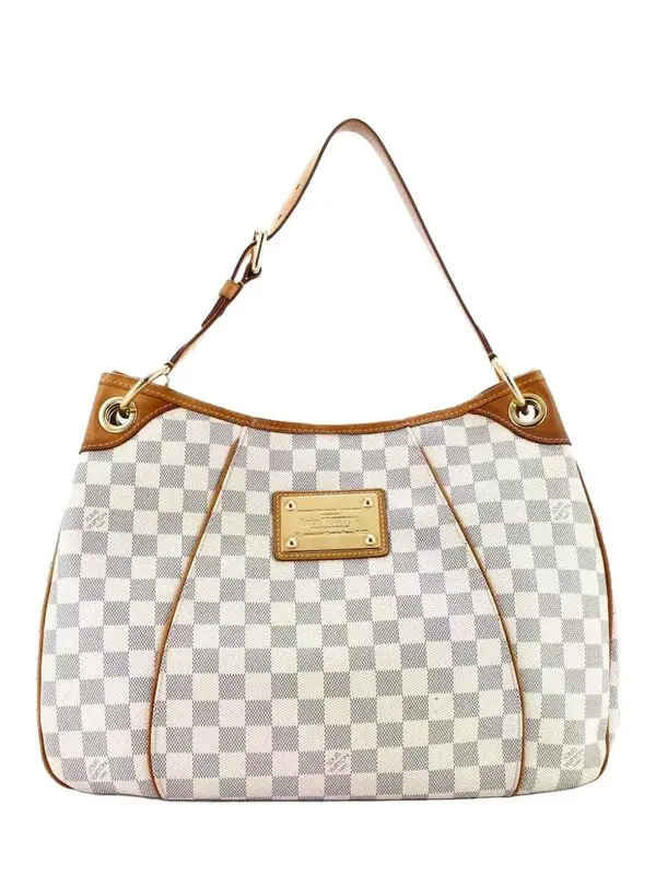 LOUIS VUITTON Galliera Handbag Damier Pm Hobo Bag - White