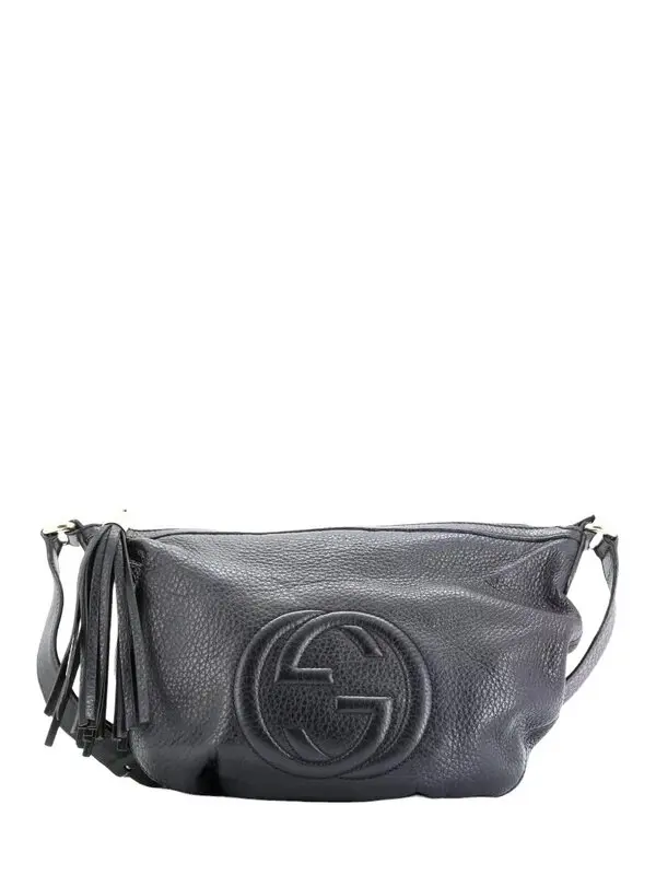 Gucci Soho Messenger Bag Leather Medium - Black