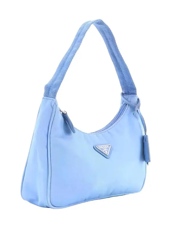 Prada Re-edition 2000 Tessuto Mini Hobo Bag - Blue