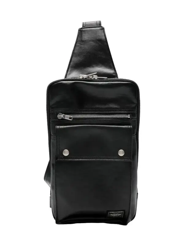 PORTER-YOSHIDA & CO Zip Messenger Bag - Black