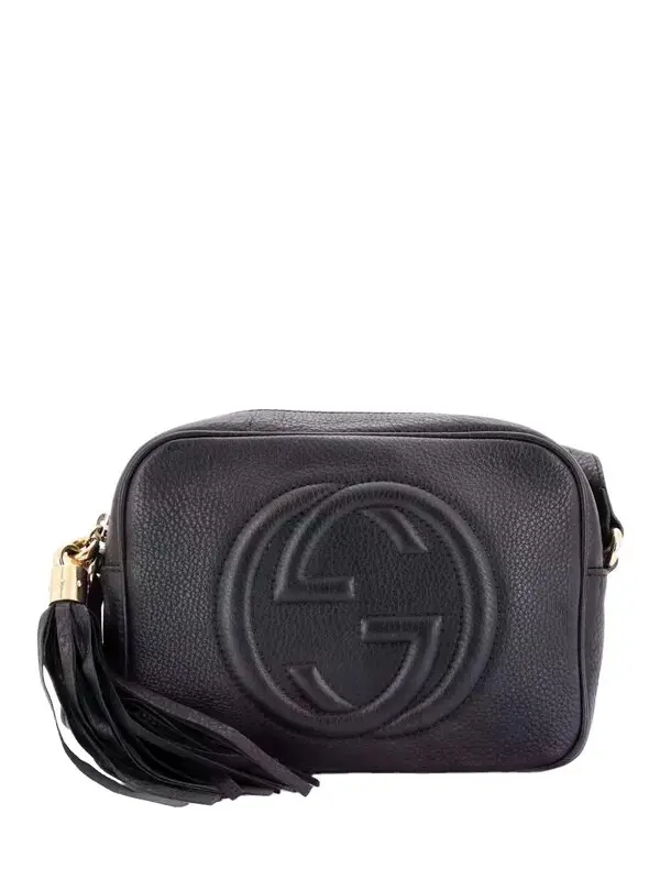 Gucci Soho Disco Leather Mini Crossbody Bag - Black