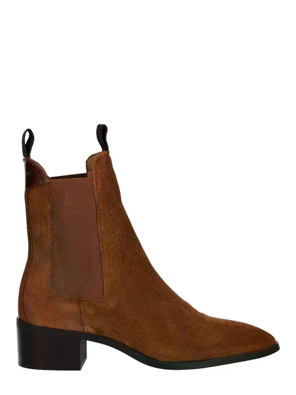 Gant 45mm Pointed-toe Heeled Boots - Brown