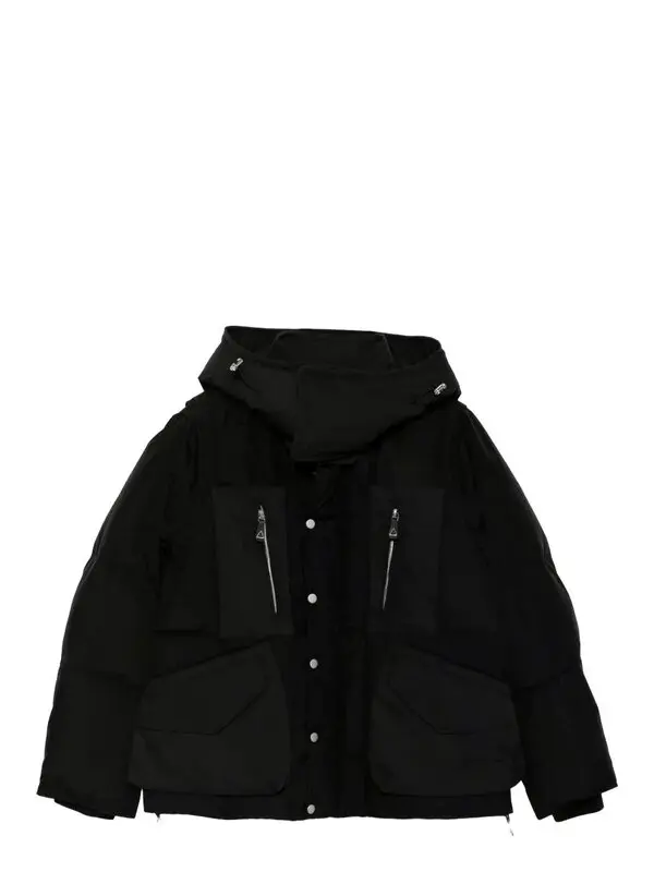 PHENIX Button-up Padded Jacket - Black