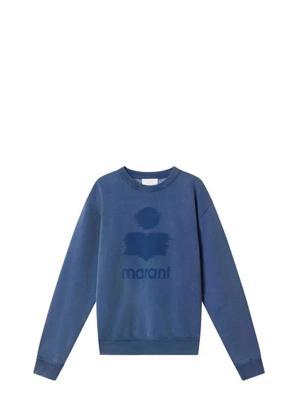 MARANT Mikoy Logo-print Sweatshirt - Blue