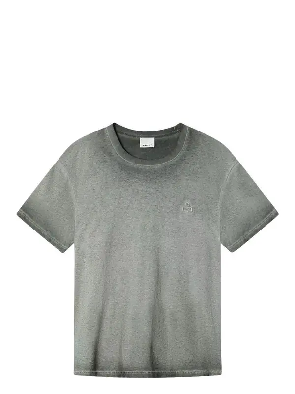 MARANT Honore Logo-embroidered T-shirt - Green