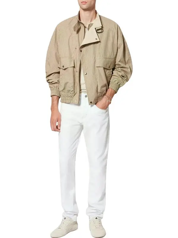 MARANT Corto Striped Jacket - Neutrals